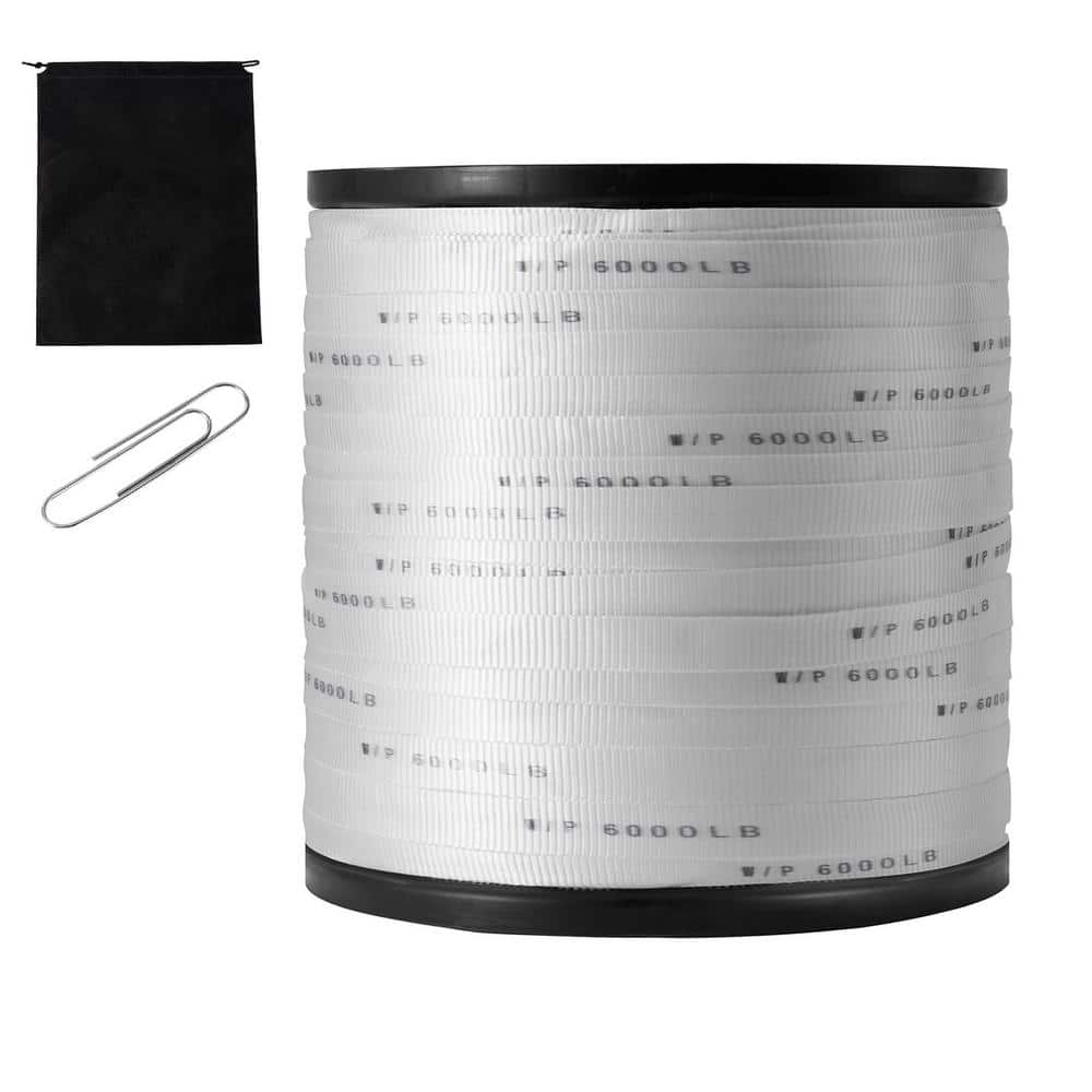 SVOPES Polyester Pull Tape, 1 in. x 2103 ft. Flat Rope, 6000 lbs ...