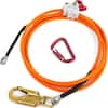 VEVOR Steel Core Flipline, 10 ft. Arborist Flipline, Flip Line for Tree ...