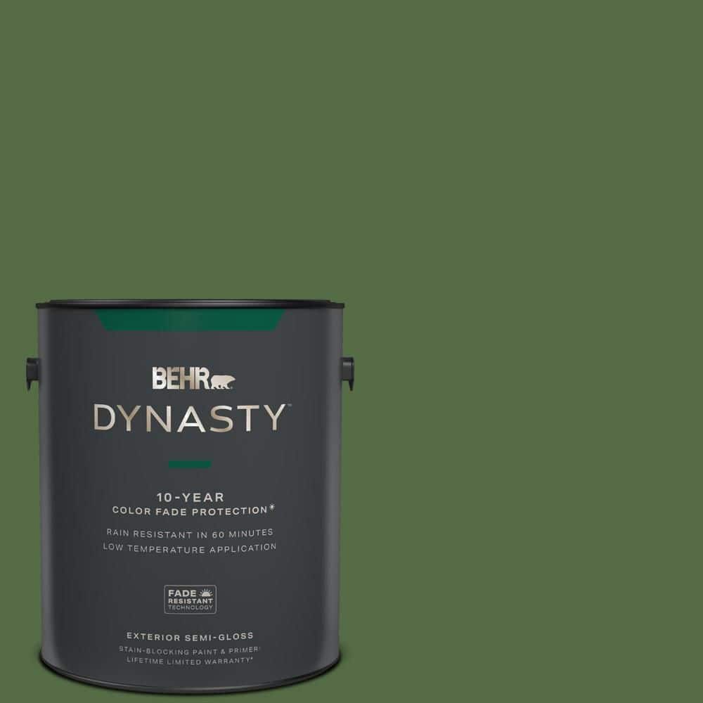 BEHR DYNASTY 1 gal. #430D-7 Pacific Pine Semi-Gloss Exterior Stain ...