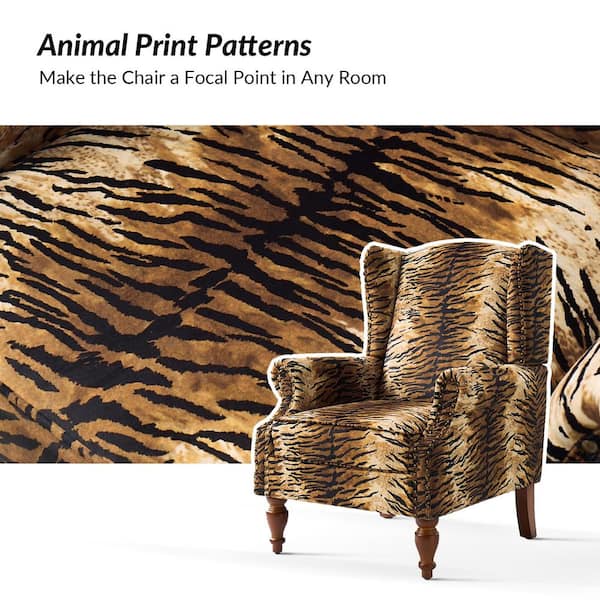 Tiger print chair store