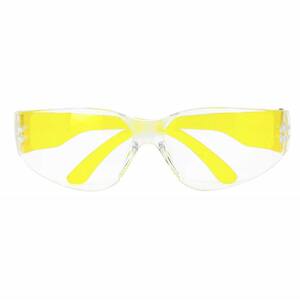 Safe Handler White, Crystal Clear Lens Color Temple Safety glasses, 72 ...