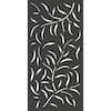 Modinex 6 ft. x 3 ft. Charcoal Gray Composite Decorative Fence Panel ...