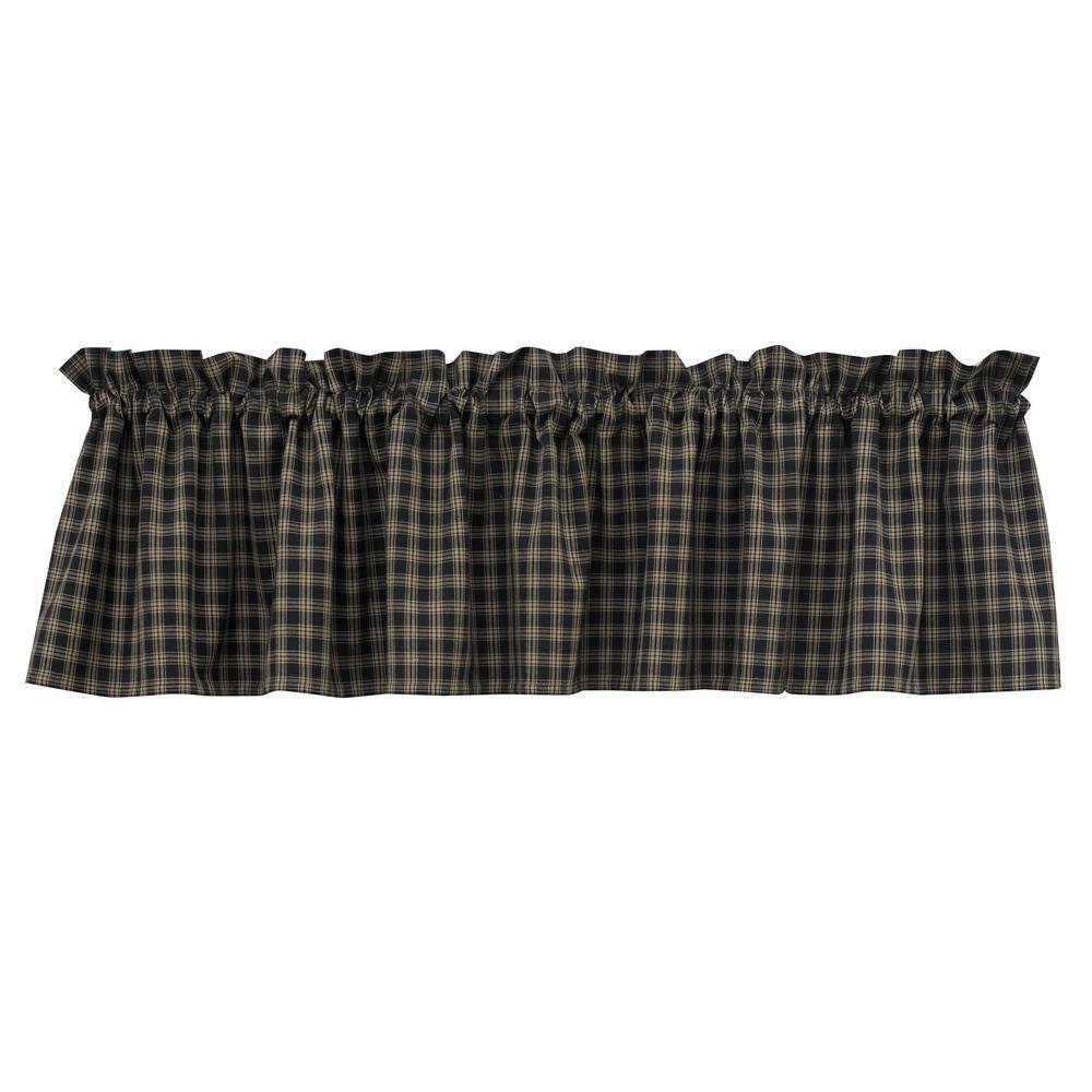 Park Designs Sturbridge Black Valance 315-47R - The Home Depot