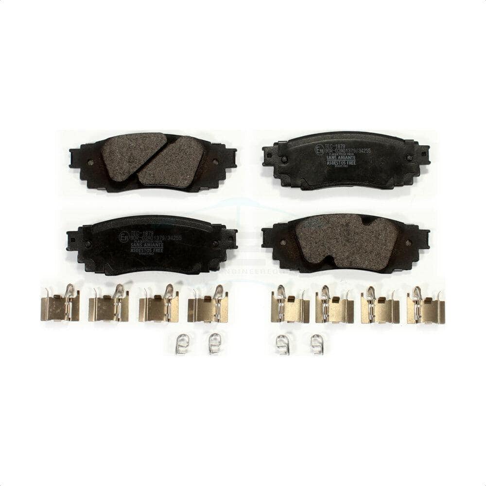 TEC Rear Ceramic Disc Brake Pads For Lexus RX350 RX450h RX350L RX450hL ...