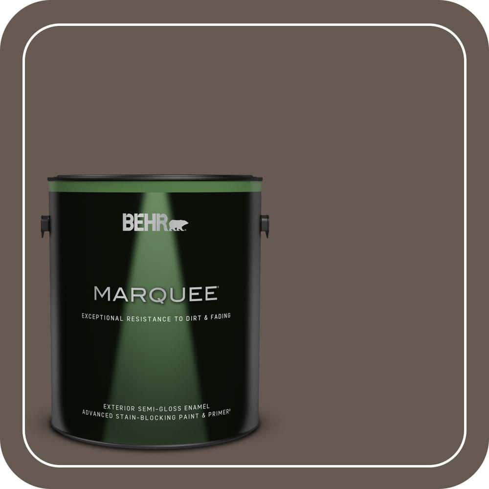 BEHR MARQUEE 1 gal. #N200-7 Underground Semi-Gloss Enamel Exterior ...