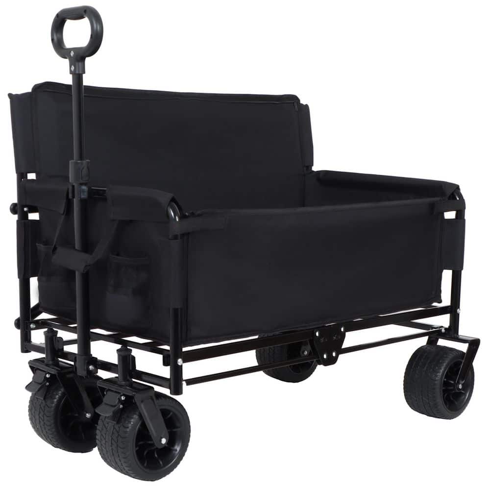Tenleaf 6.4 cu. ft. 3-in-1 Convertible Steel Garden Cart Powered ...