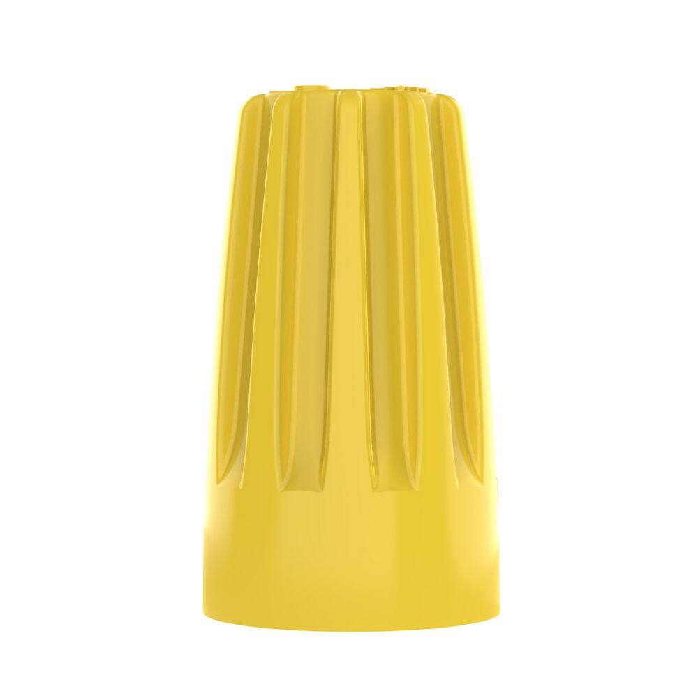 IDEAL Wire-Nut Wire Connector, 74B Yellow, Jar of 250 30-1074J - The ...