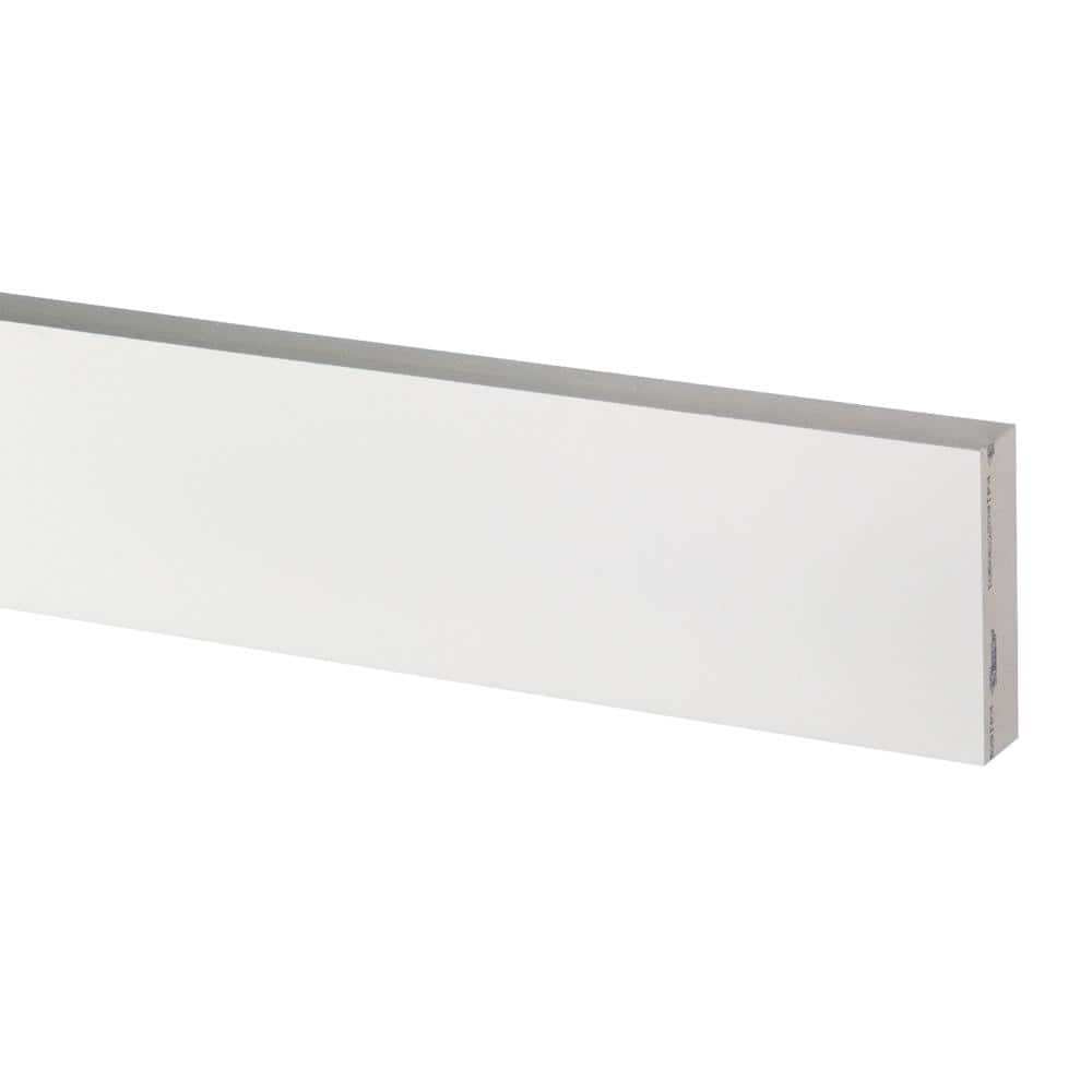 AZEK Traditional 4/4 in. x 4 in. x 16 ft. PVC Smooth Trim Moulding ...