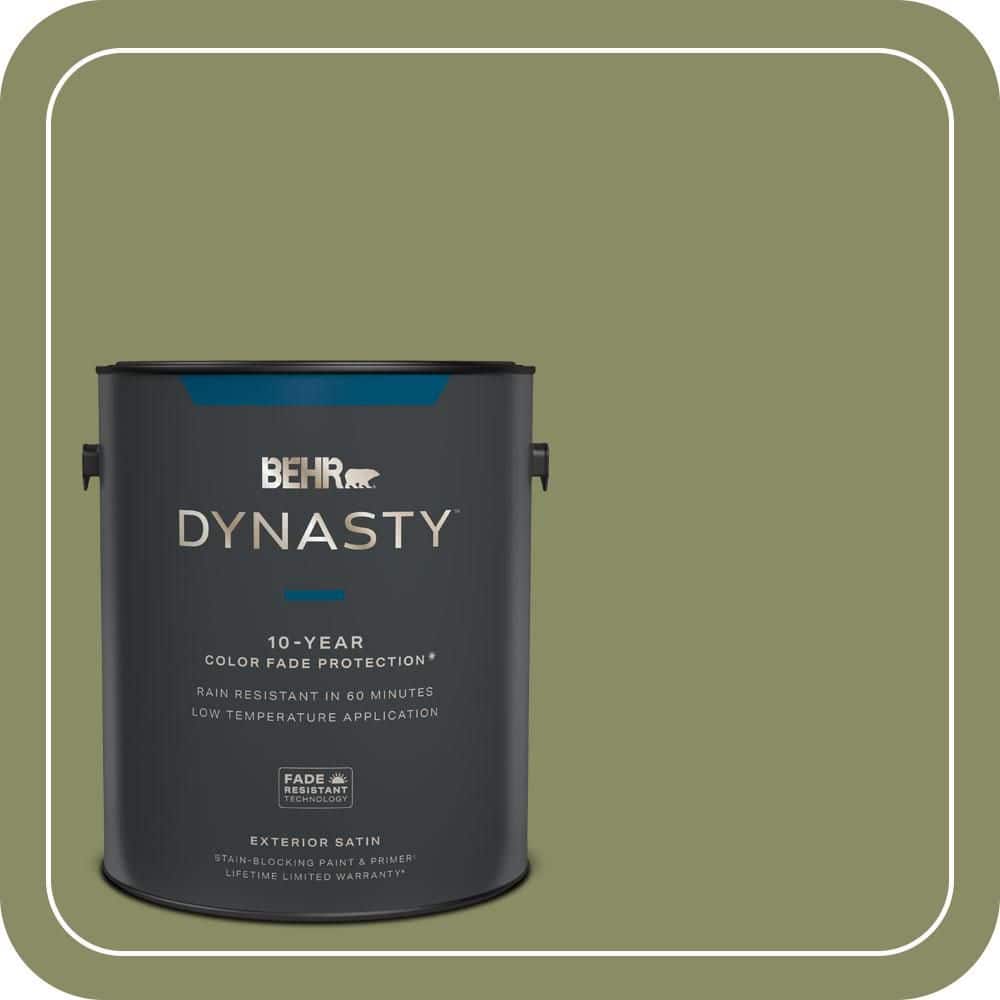 BEHR DYNASTY 1 gal. #S360-5 Yogi Satin Enamel Exterior Stain-Blocking ...