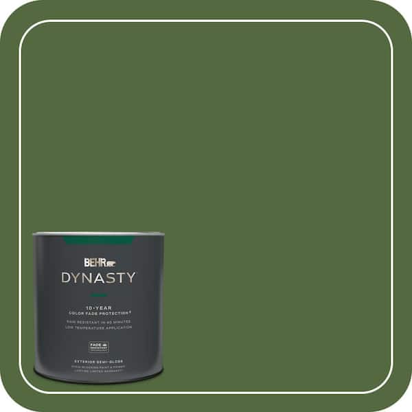 BEHR DYNASTY 1 qt. #M380-7 Alfalfa Extract Semi-Gloss Exterior Stain ...