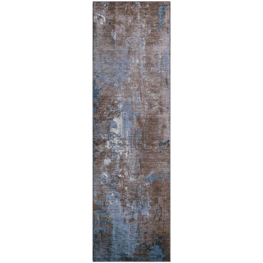 Addison Rugs Mayfield Premium Machine Washable Abstract AMF1870 Brown 2 ...