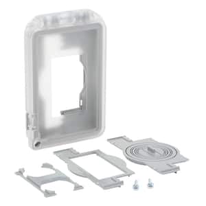 Commercial Electric 1-Gang Metal Weatherproof Universal Electrical ...