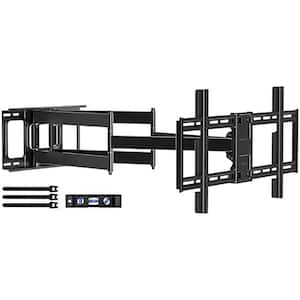 EKIEUDL Ultra-Slim Retractable Full Motion Wall Mount for 37 in. to 90 ...