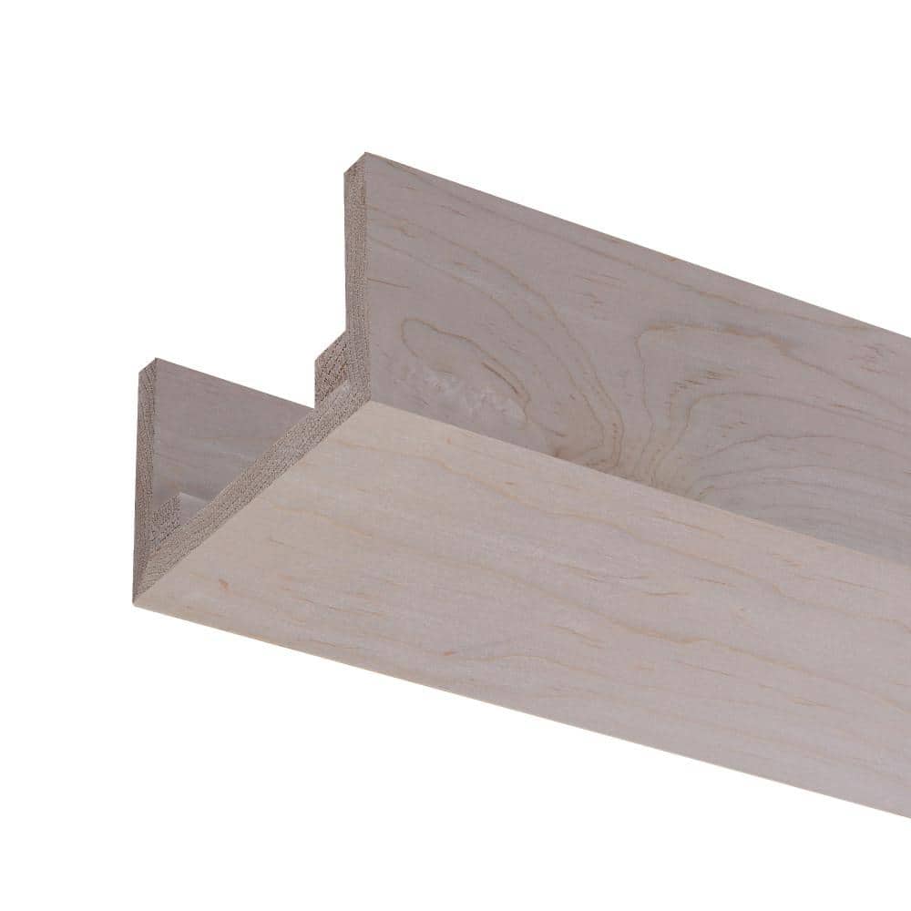 Ornamental Mouldings 5.5 in. W x 3 in. D x 92 in. L Natural Soft Maple ...