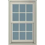 JELD-WEN 28 in. x 54 in. W5500 Double Hung Wood Clad Window with Stormy ...