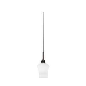 Albany 60-Watt 1-Light Espresso Pendant Mini Pendant Light Cayenne ...