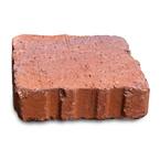 Mission Tumbled 8 in. x 4 in. x 2.25 in. Clay Red Paver 030734004 - The ...