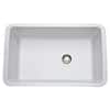 ROHL Allia Undermount Fireclay 31 in. Single Bowl Kitchen Sink in White ...