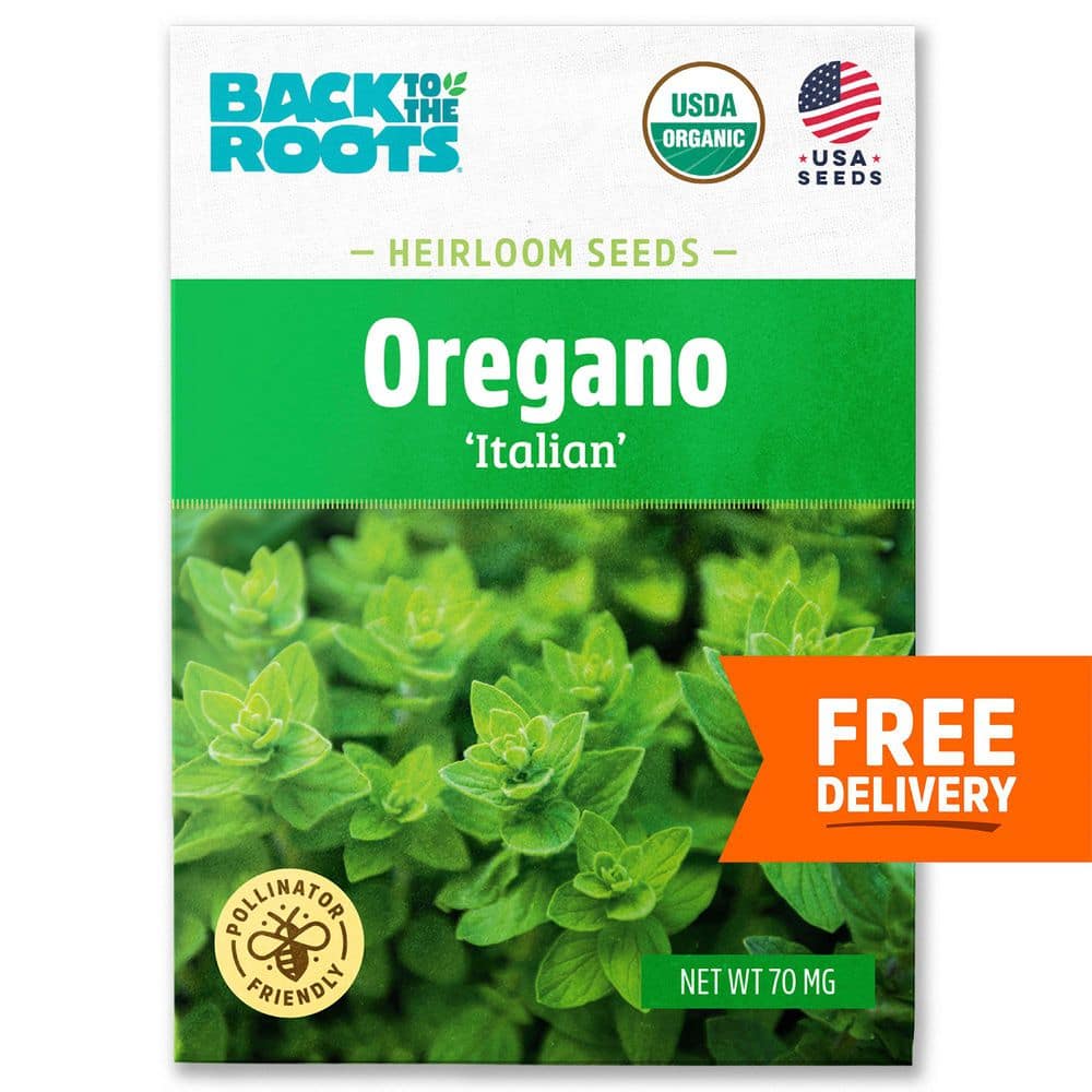 Back to the Roots Organic Italian Oregano Seed (1-Pack) 46012 - The ...