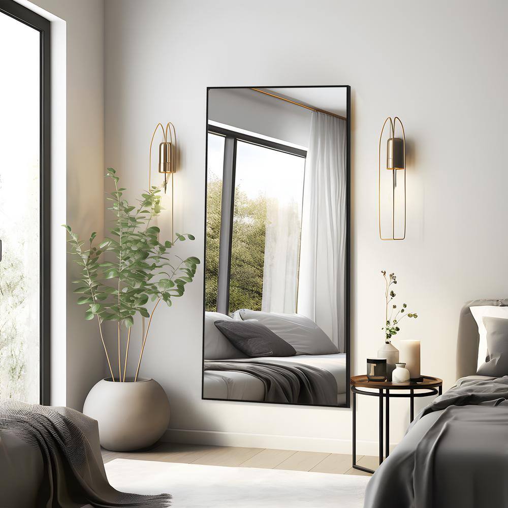 Reviews for Dovelina 28 in. W x 59 in. H Modern Rectangle Metal Framed ...