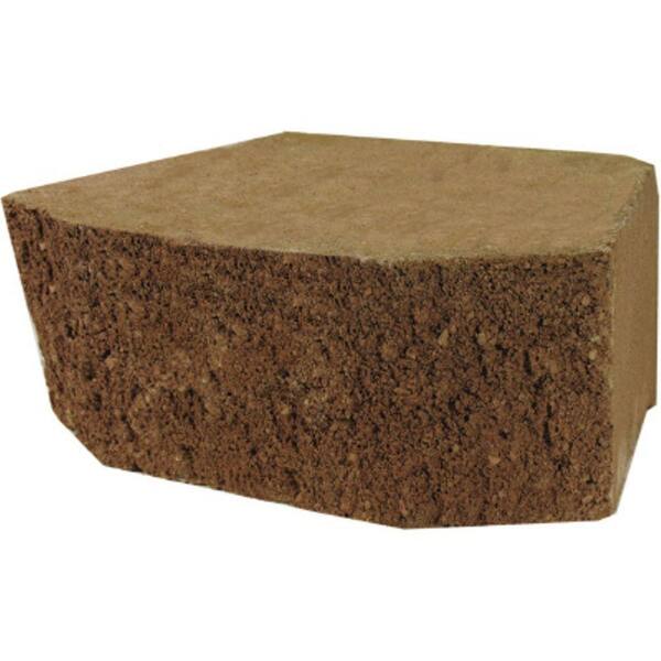 16 in. x 12 in. x 6 in. Terracotta Concrete Retaining Wall Block ...