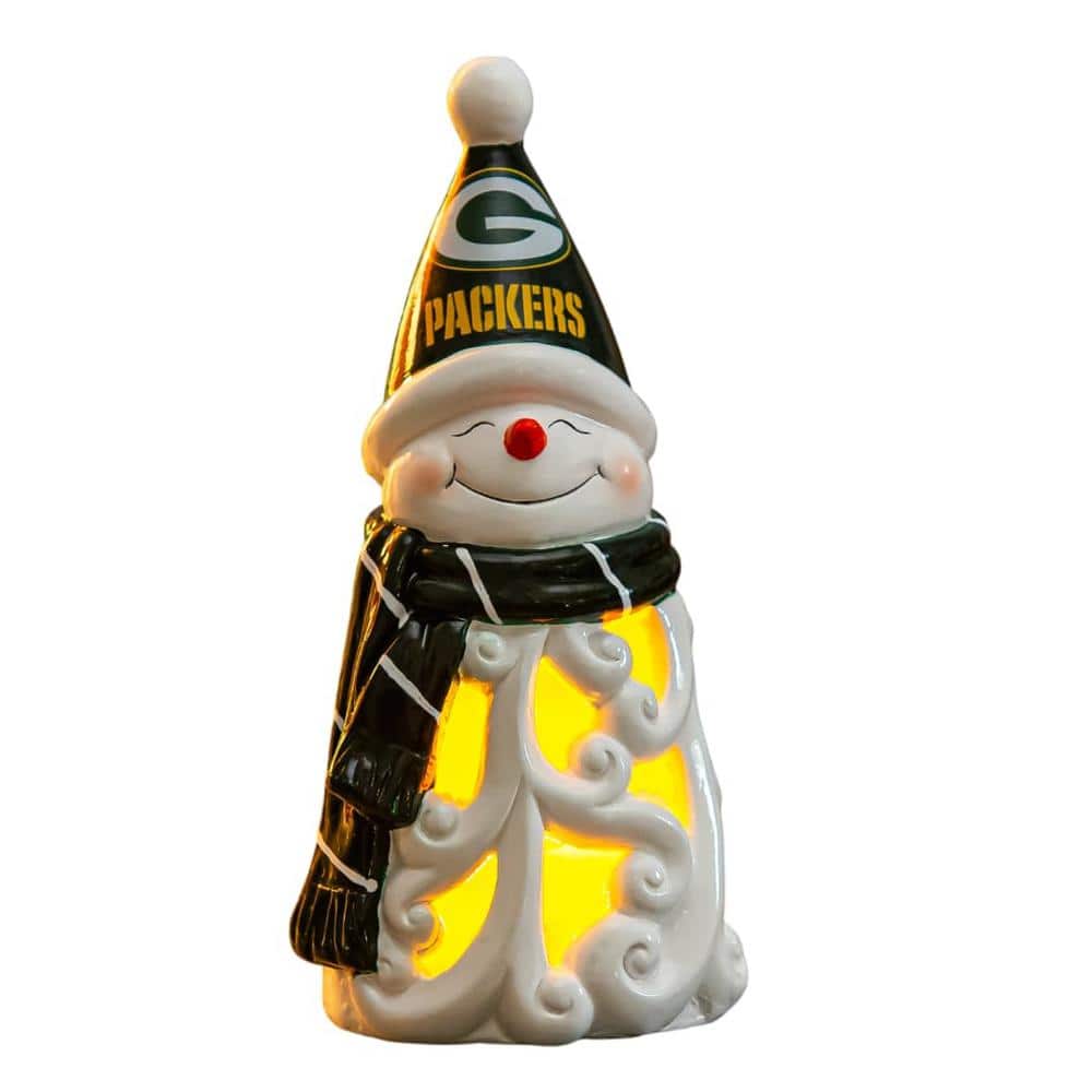 Team Sports America Green Bay Packers Snowman LED Christmas Garden ...