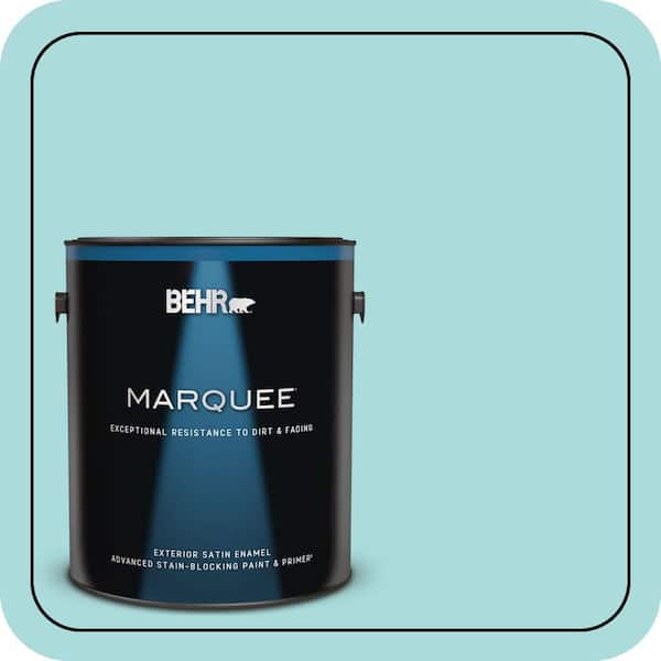 BEHR MARQUEE 1 gal. #M460-2 Beachside Drive Satin Enamel Exterior Paint ...
