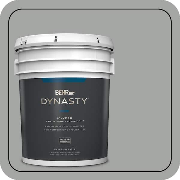 BEHR DYNASTY 5 gal. #PPU25-04 Sharkskin Suit Satin Enamel Exterior ...