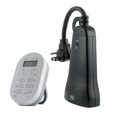 myTouchSmart Simple Set Indoor/Outdoor Digital Plug-In Timer 36027