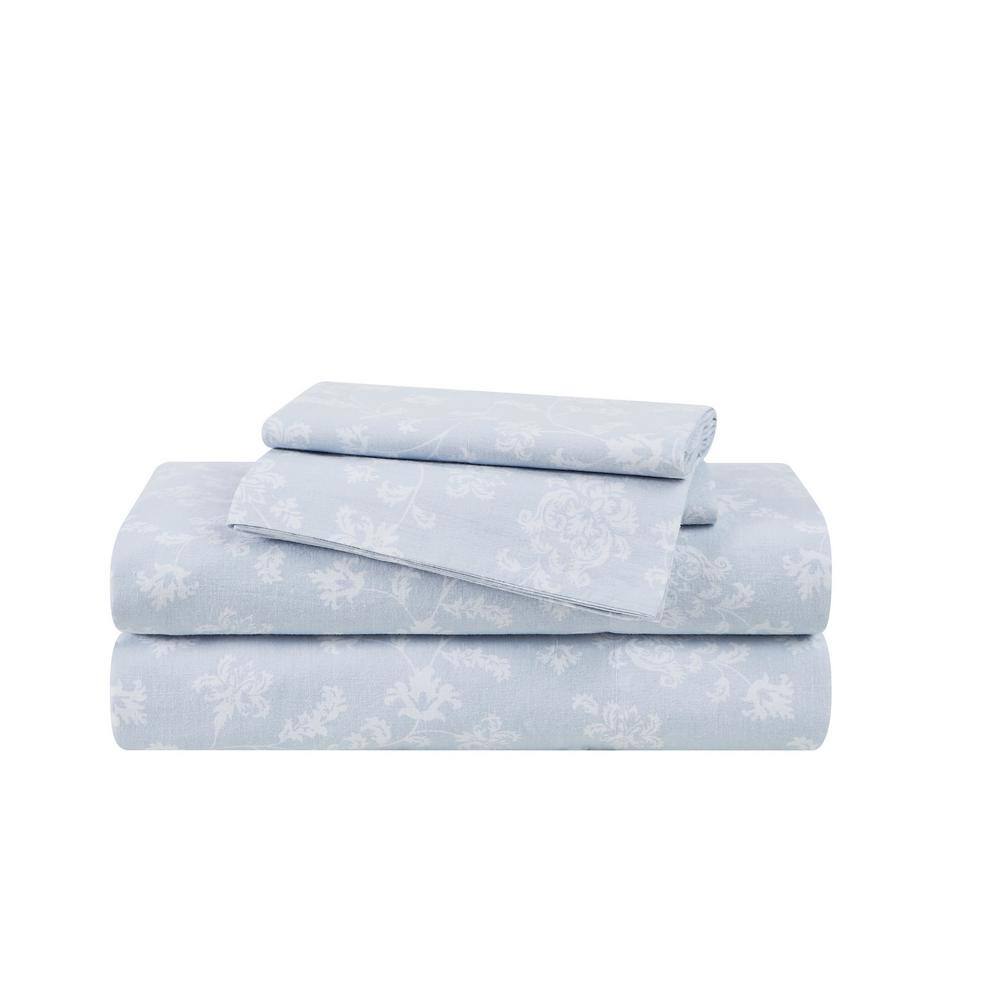 THE FARMHOUSE BY RACHEL ASHWELL Majesty Full 4-Piece Cotton Sheet Set ...