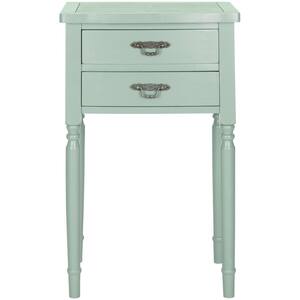 Decor Therapy Simplify Olive Branch Green 1-Drawer End Table FR8669