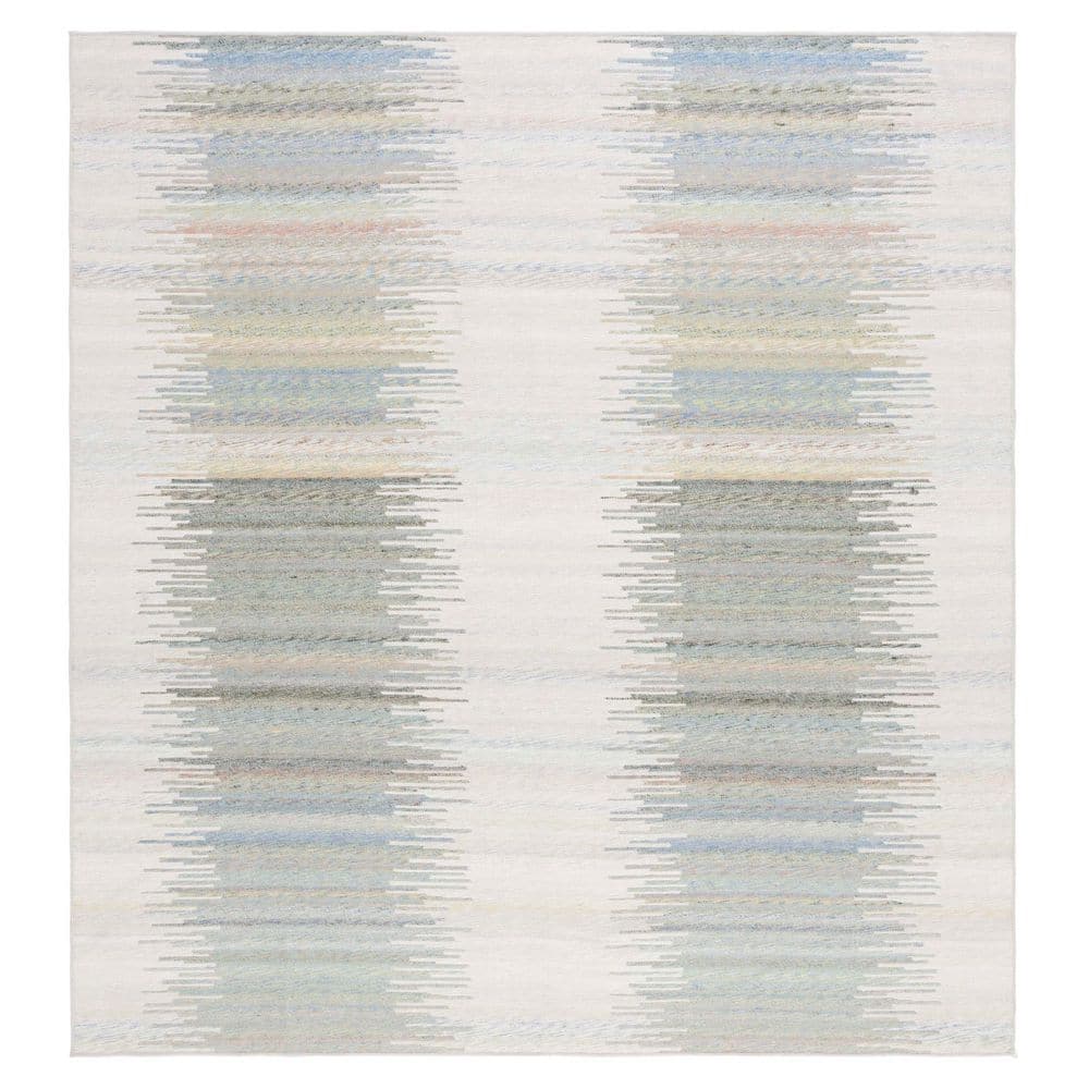 SAFAVIEH Cabo 8 ft. x 10 ft. Beige/Green Solid Abstract Area Rug ...