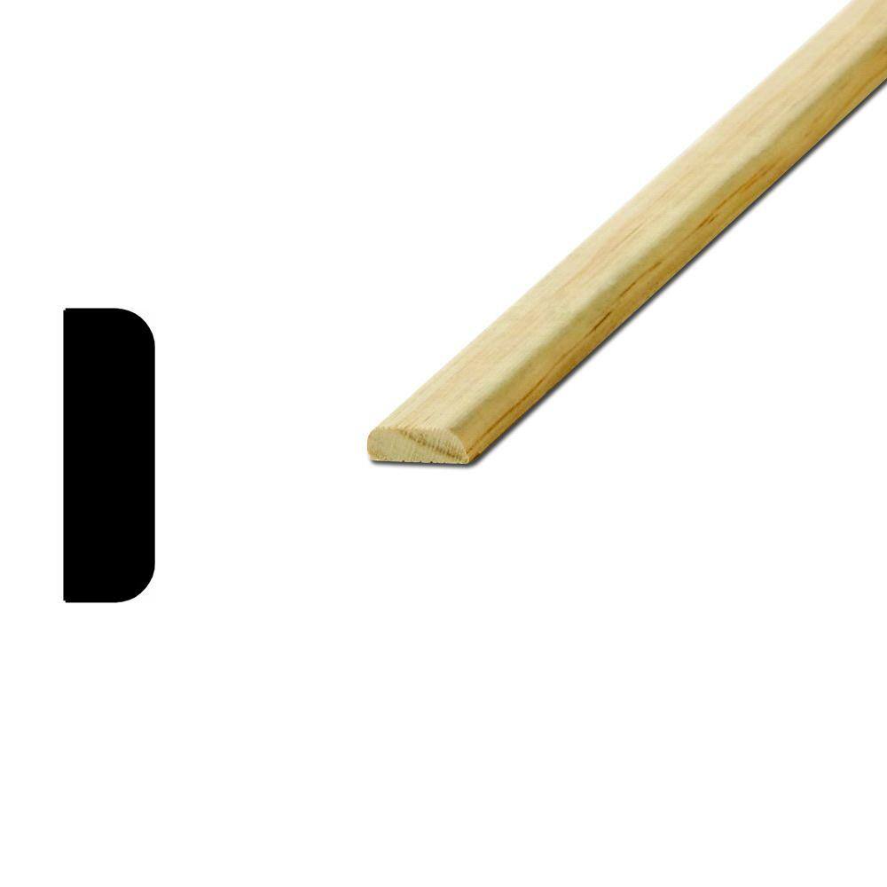 American Wood Moulding WM142 1/4 in. x 3/4 in. Pine Screen Moulding 142 ...
