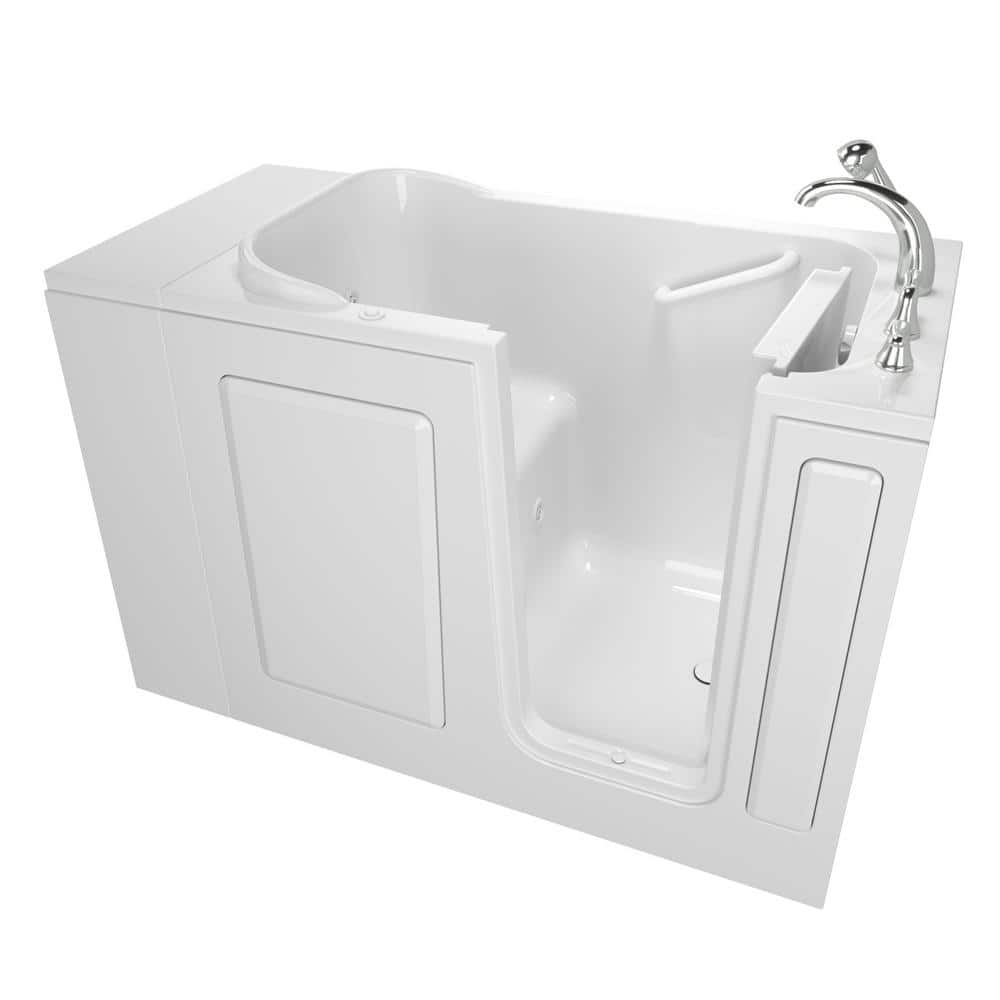 Safety Tubs Value Series 48 in. Right Hand Walk-In Whirlpool Bathtub in ...