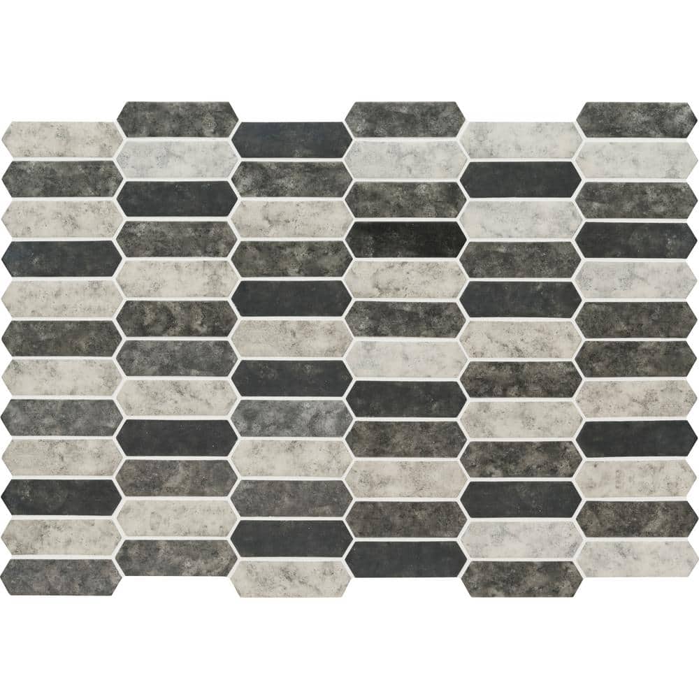 MSI Take Home Tile Sample-Urban Tapestry Picket 4 in. x 4 in. x 6mm ...