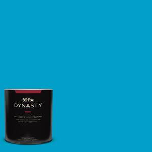 BEHR PREMIUM PLUS 1 gal. #P490-5 Yucatan Satin Enamel Low Odor Interior ...