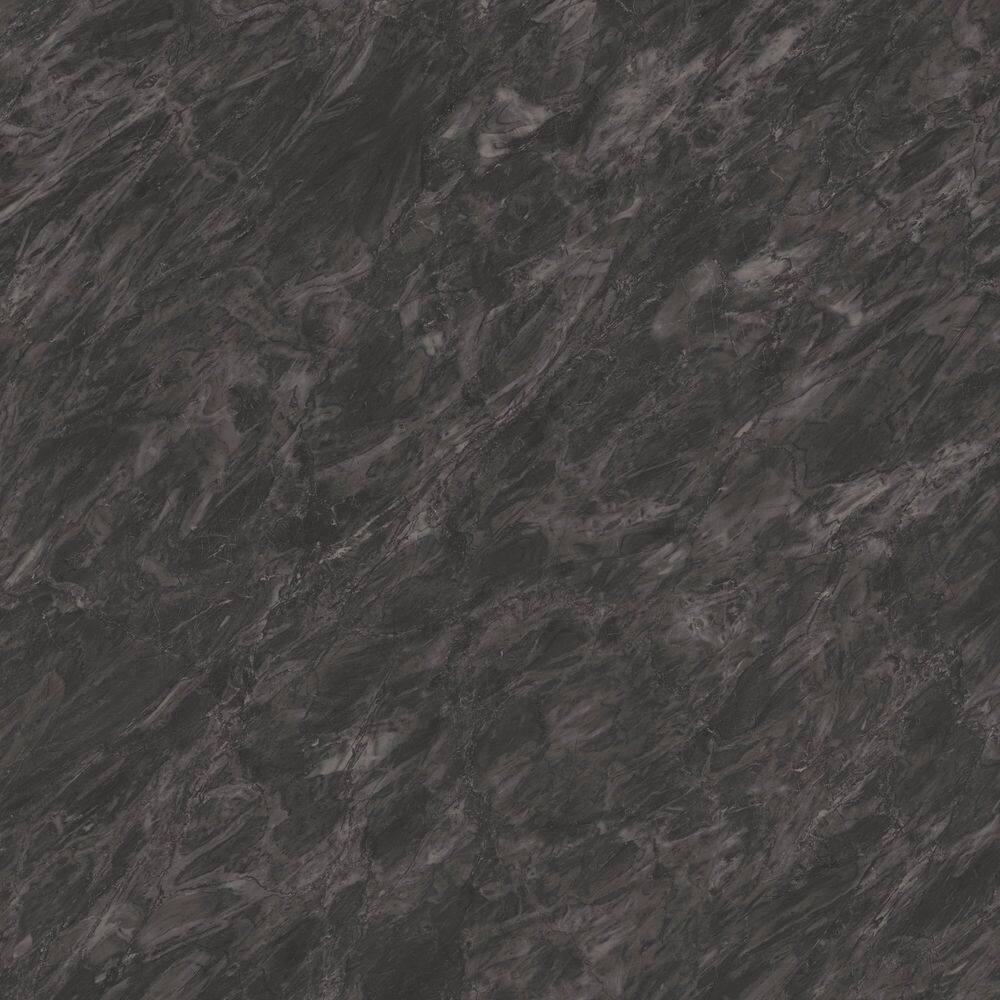 THINSCAPE 8 ft. L x 25 in. D Engineered Composite Countertop in Notte ...