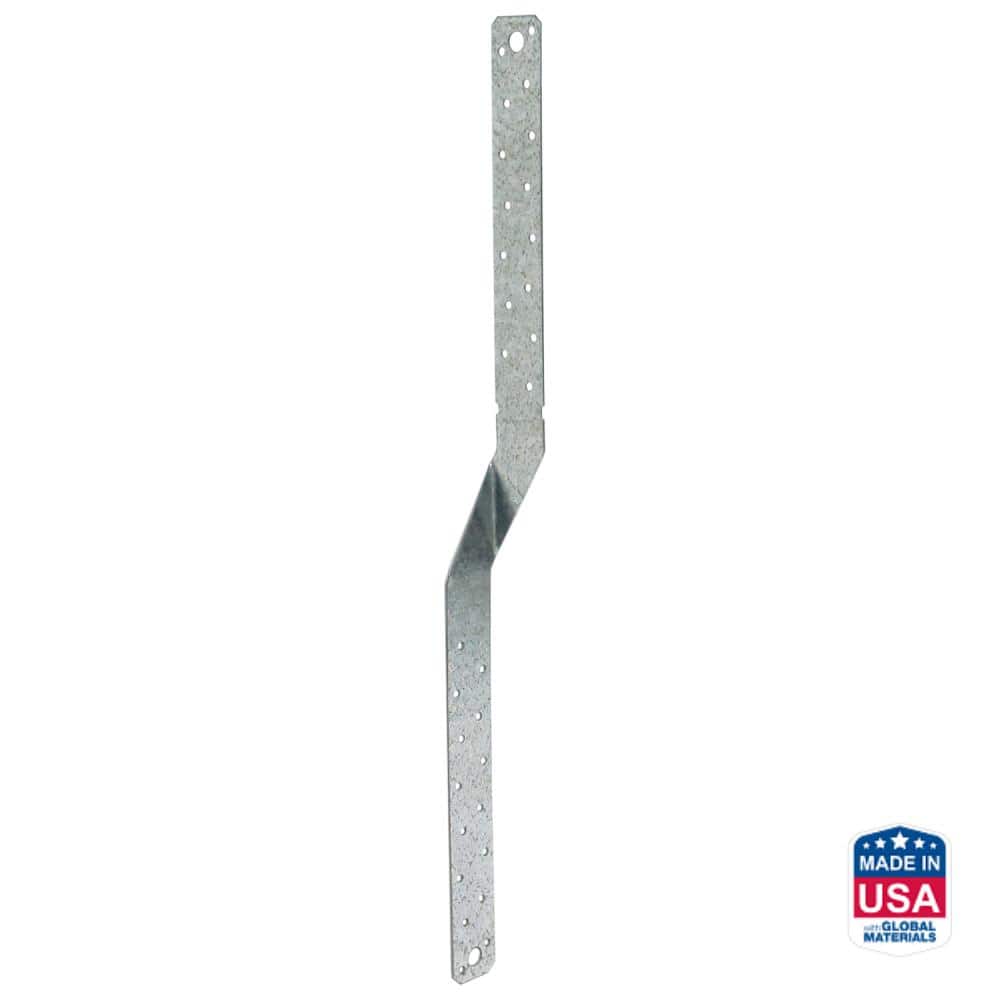 Simpson Strong-Tie LTS 20 in. 18-Gauge Galvanized Twist Strap LTS20 ...
