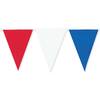 Amscan 18 in. x 120 ft. Red, White and Blue Pennant Flag Banner 12173 ...