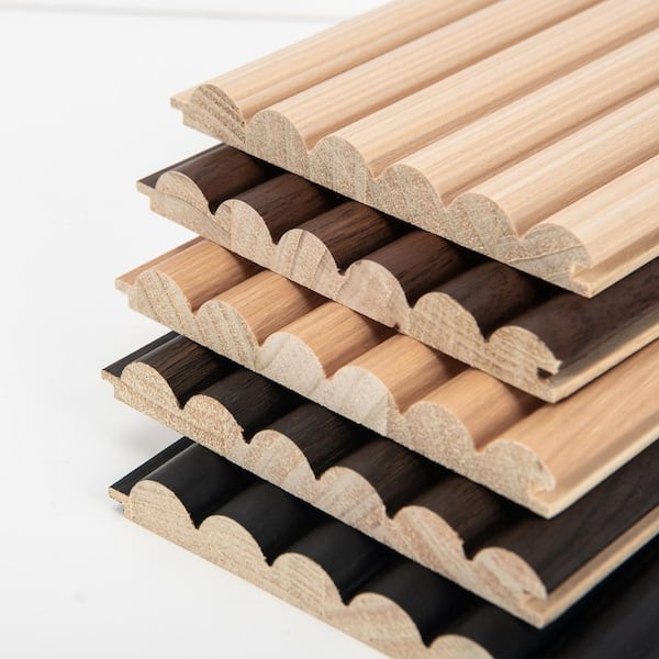 Fluted - Wall Paneling - The Home Depot