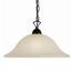 Bel Air Lighting Aspen 1-Light Brushed Nickel Mini Pendant Light Fixture with Bell Shaped ...