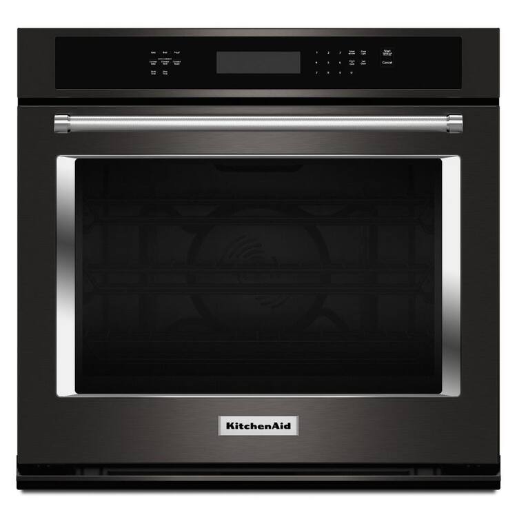 Kitchenaid 30 In. Single Electric Wall Oven Self-Cleaning With ...