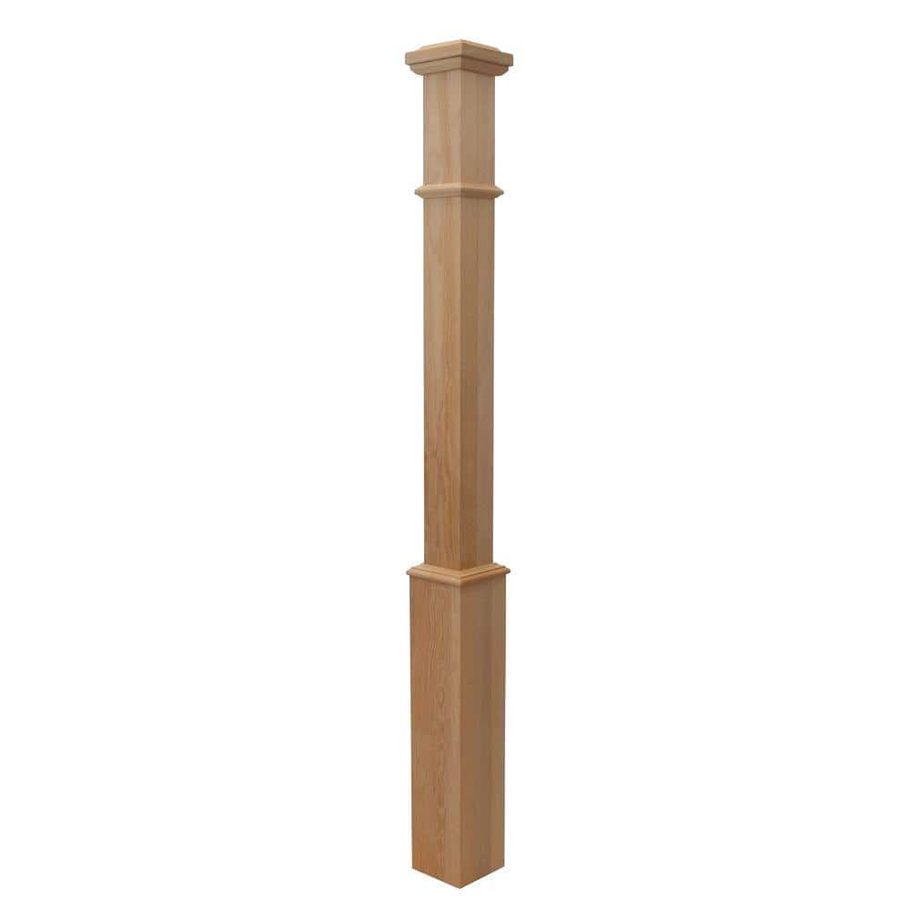 EVERMARK Stair Parts 55 in. x 4-5/8 in. Unfinished Hemlock Craftsman ...