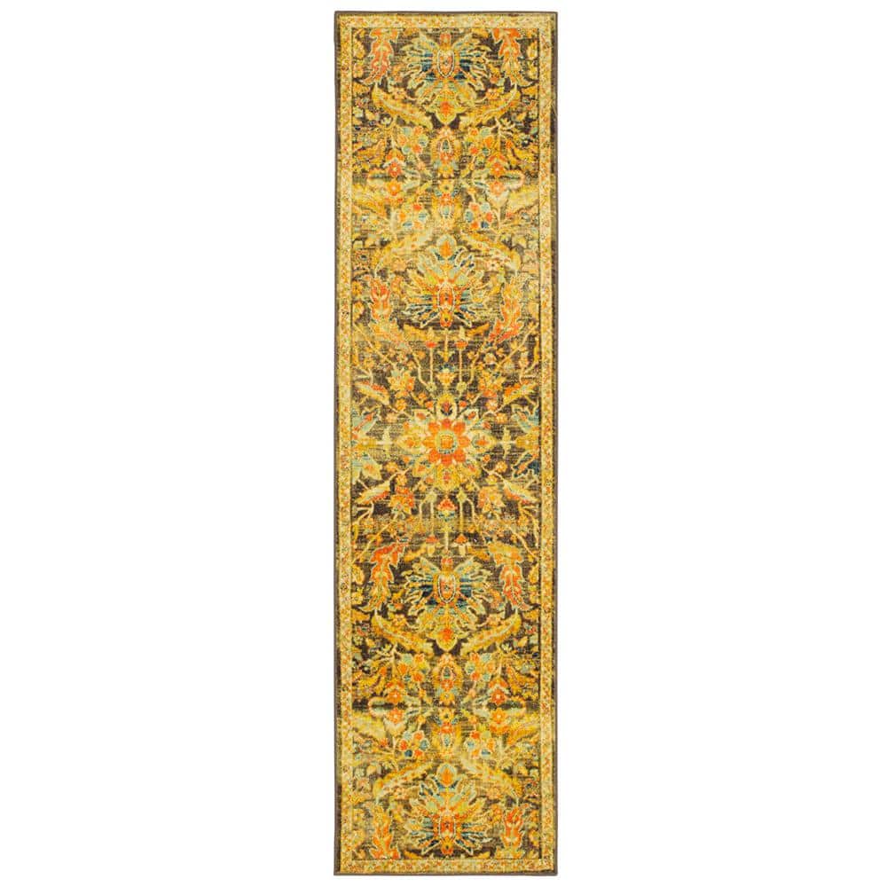 Mohawk Home Elizabeth Multi 2 ft. 6 in. x 8 ft. Distressed Runner Rug ...