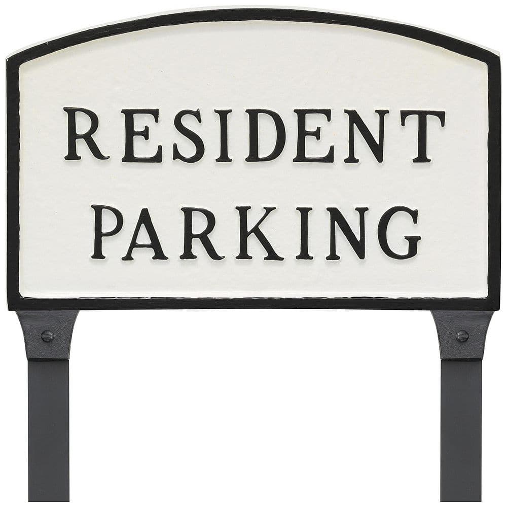 Montague Metal Products 10 in. x 15 in. Standard Arch Resident Parking ...