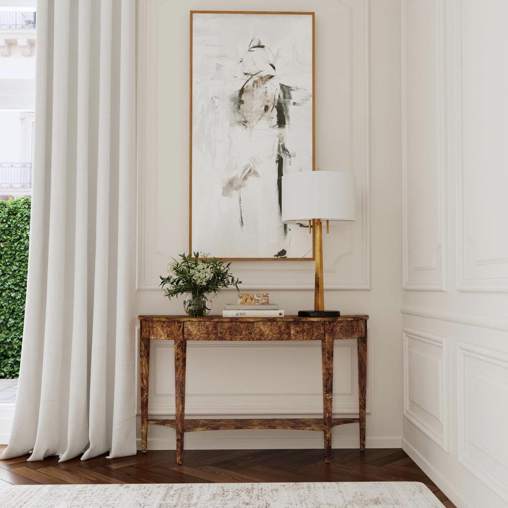 Butler Specialty Company Astor 54 in. W Brown Demilune Specialty Wood ...