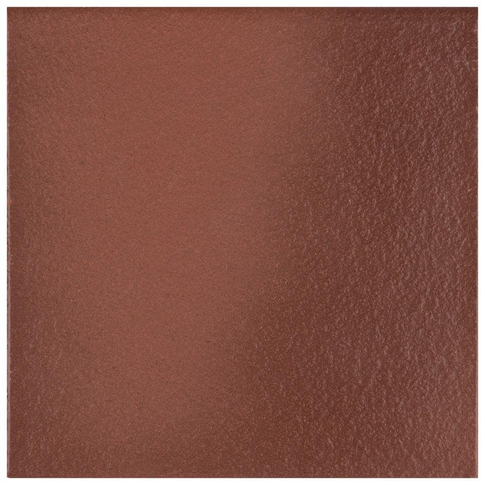 Merola Tile Quarry Bullnose Flame Red 5-7/8 in. x 5-7/8 in. Satin ...