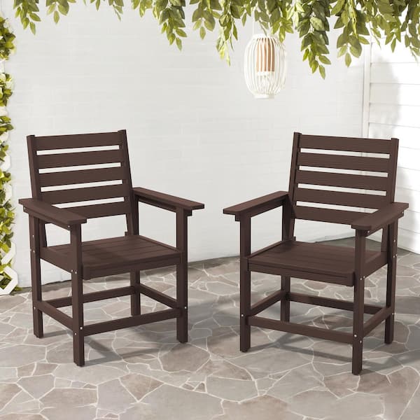 Reviews for Hotormer Coffee Color 2-Piece HDPS 18 in Outdoor Serving ...