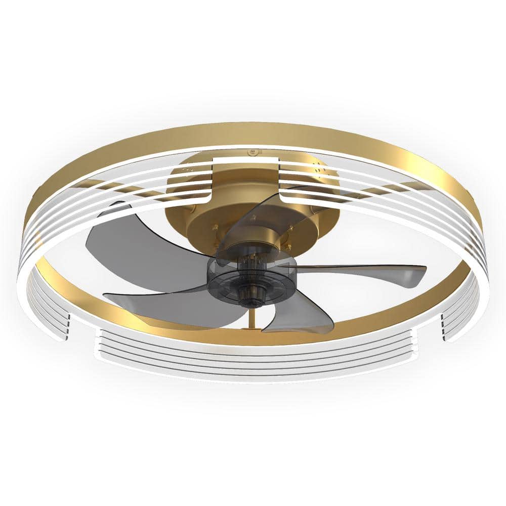 Tivleed 14.96 in. Indoor Gold Color Modern Inch LED Recessed Ceiling ...