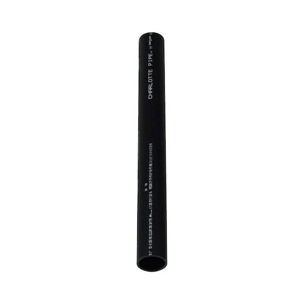 3 Inch Pvc Schedule 40 ABS DWV Foam Core Pipe, 2 In. X 10 Ft Black Pipe